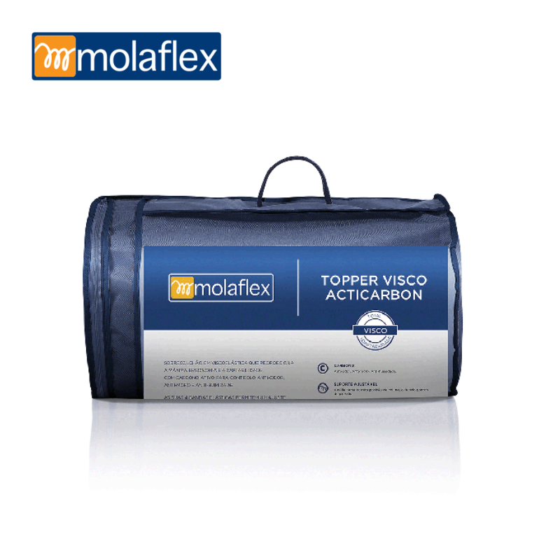 MOLAFLEX Topper Visco Acticarbon – POLICOLCHÕES Online Shop for ...